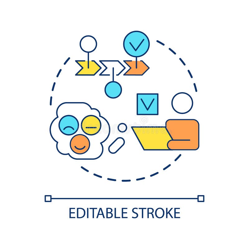 Making Review Process Concept Icon Stock Vector - Illustration of ... Making Review Process Concept Icon Stock Vector - Illustration of ...