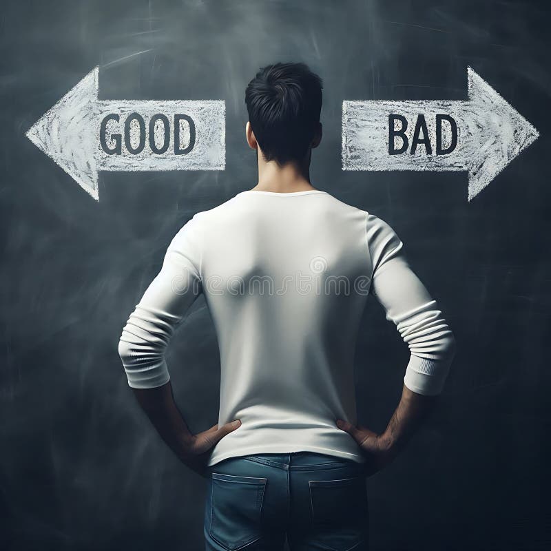 Making the Right Call: Good Vs. Bad Choices in Business Ethics Stock ...