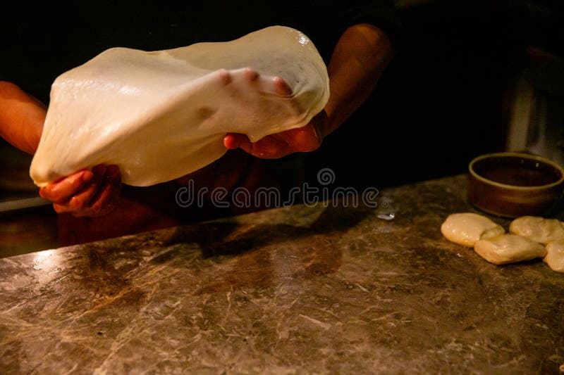 Making Roti Canai or Paratha Stock Photo - Image of flatbread, asia ...