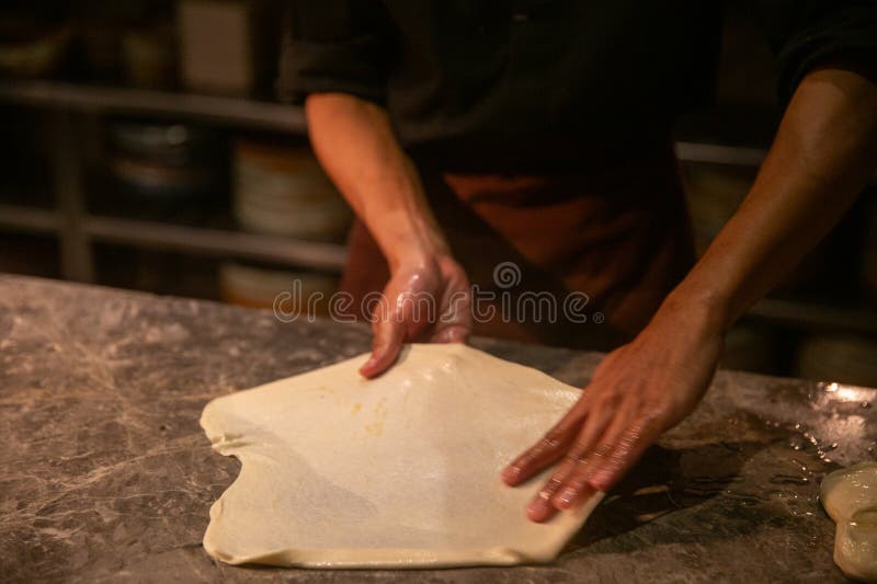 Making Roti Canai or Paratha Stock Photo - Image of close, asian: 375469912