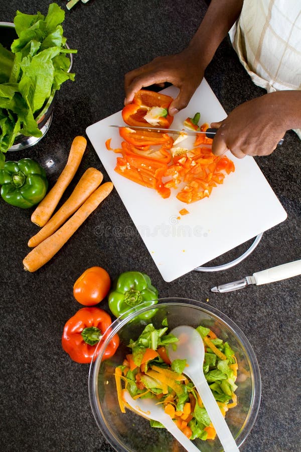 Making salad stock photo. Image of asparagus, kitchen - 13258018