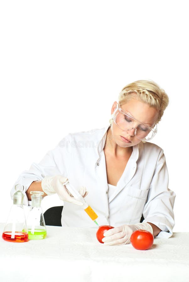 Making science. stock photo. Image of woman, researcher - 16084184