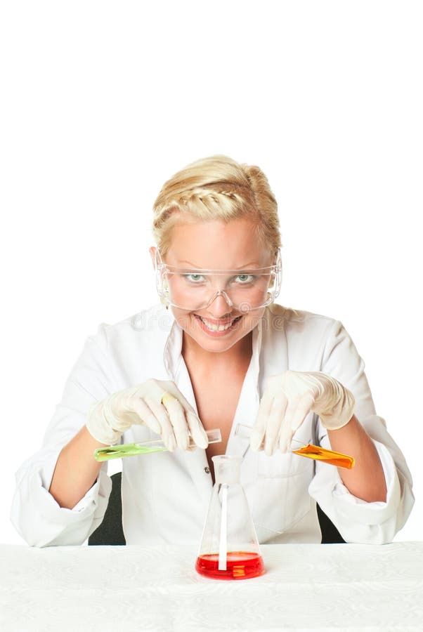Making science. stock photo. Image of scientific, researcher - 16084298
