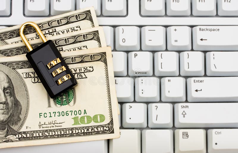 Making Secure Online Purchases Stock Photo - Image of grey, unlock ...
