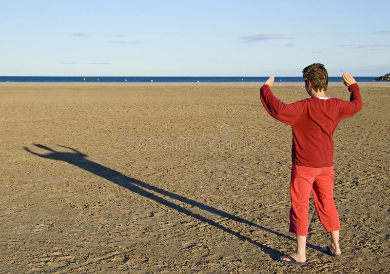 Making shadows stock photo. Image of destitute, solitary - 2872126