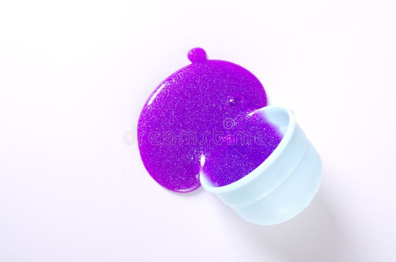 Making Slime Yourself. Ingredients for Making Bright Glittering Slime ...