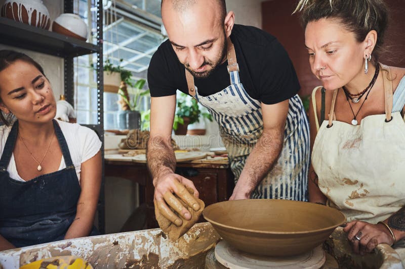 Making Something Beautiful Takes a Bit More Time. a Group of Young ...