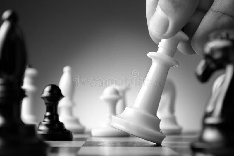 Making a strategic move stock image. Image of challenge - 34619589
