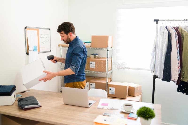 Making Sure All the Packages are in Order Stock Photo - Image of ...