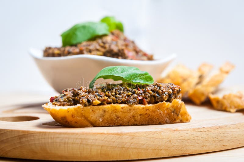 Making of tapas stock image. Image of prepared, onion - 51206097