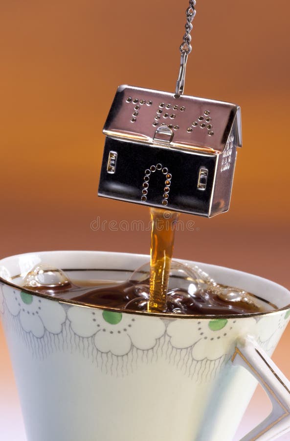 Making Tea stock photo. Image of starainer, pouring, refreshments ...