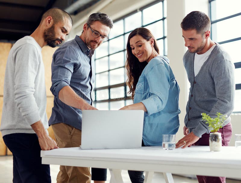 Making Tomorrows Success Today. a Group of Coworkers Having a Meeting ...