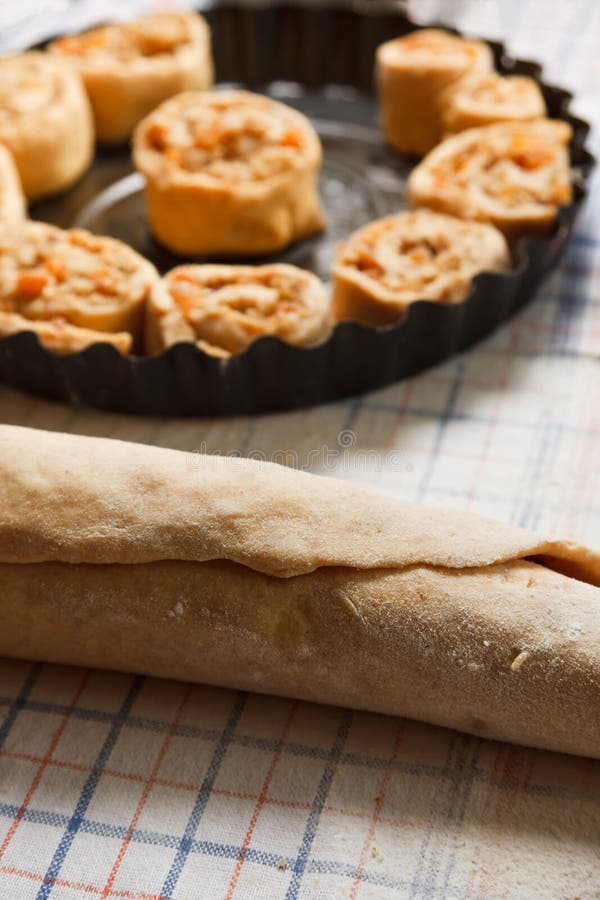 Making of a Traditional Cake Stock Image - Image of candied, homemade ...