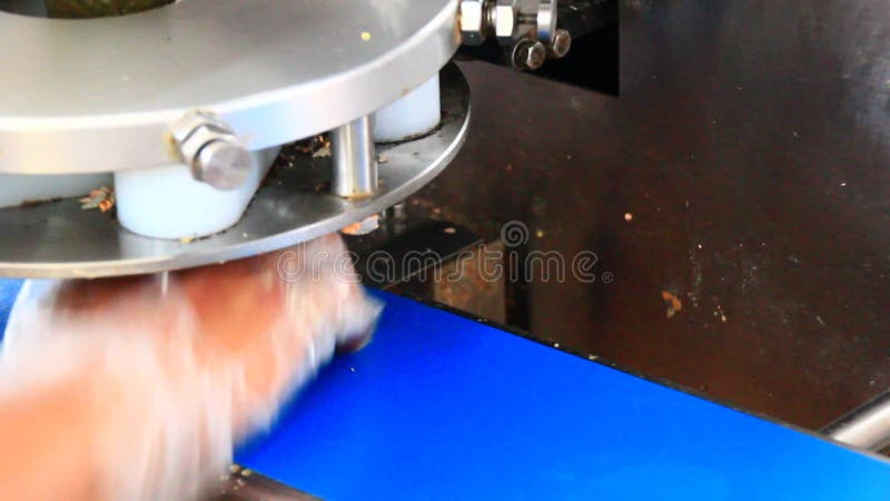 Making Traditional Rice Cake by Machine Stock Video - Video of cake ...