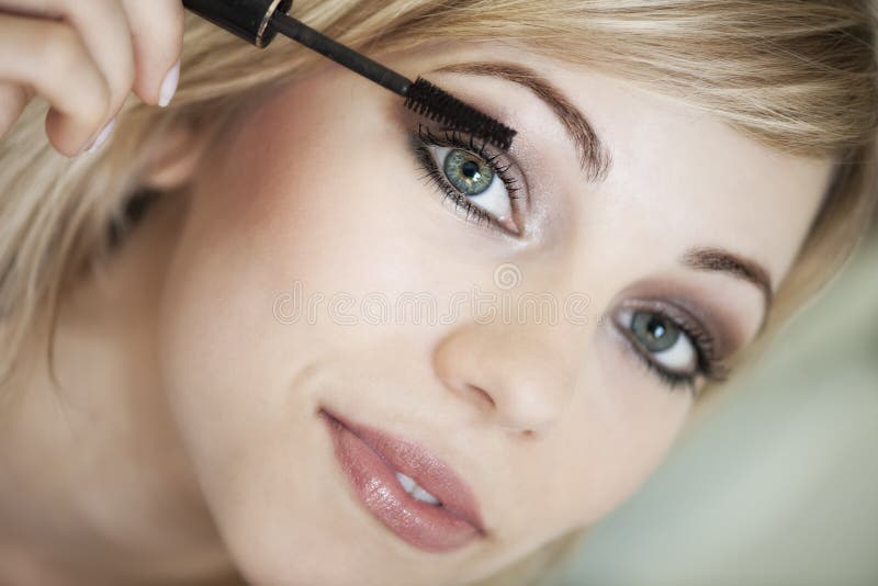 Making up stock image. Image of makeup, glamour, people - 15395341