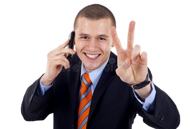 The victory sign stock image. Image of corporate, professional - 16586877