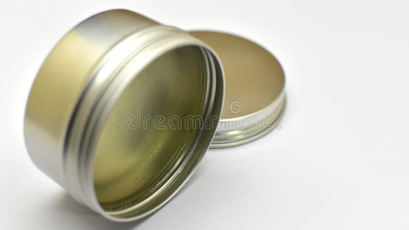 Pomade - Aluminium Tin Can stock photo. Image of bottle - 239022466