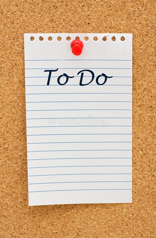 To Do list stock photo. Image of board, list, paper, note - 2315228