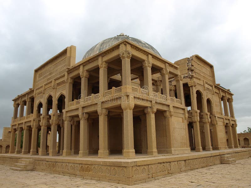 Makli graveyard stock image. Image of ruins, 1000, landmark - 232179551