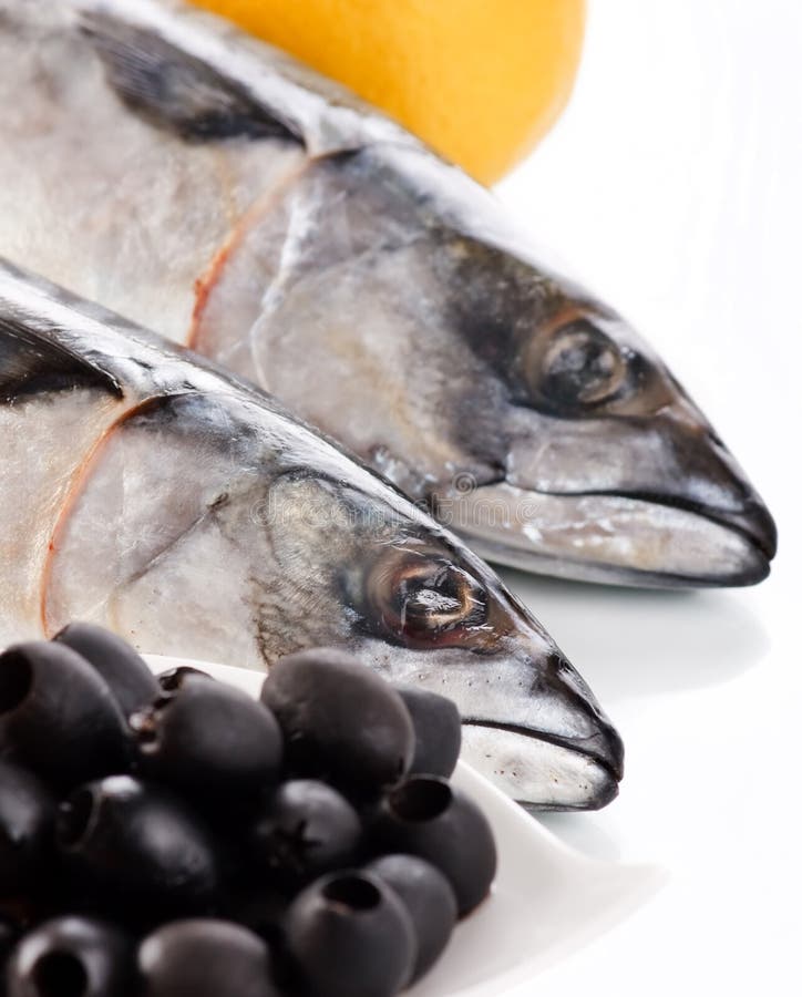 Makreel met kruid stock afbeelding. Image of voedzaam - 12757587