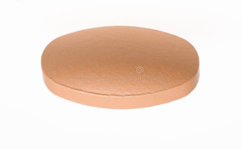 Einzelne Tablette stockbild. Bild von behandlung, vitamin - 18810577