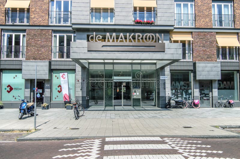 The Makroon Building at Amsterdam the Netherlands Editorial Photo ...