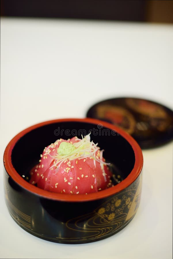 Makuro with Rice, Japanese Cuisine Stock Image - Image of oriental ...