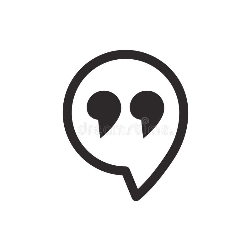 Quote Icons .Quotation Mark Icon Stock Vector - Illustration of design ...