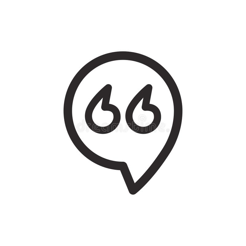 Quote Icons .Quotation Mark Icon Stock Vector - Illustration of quote ...