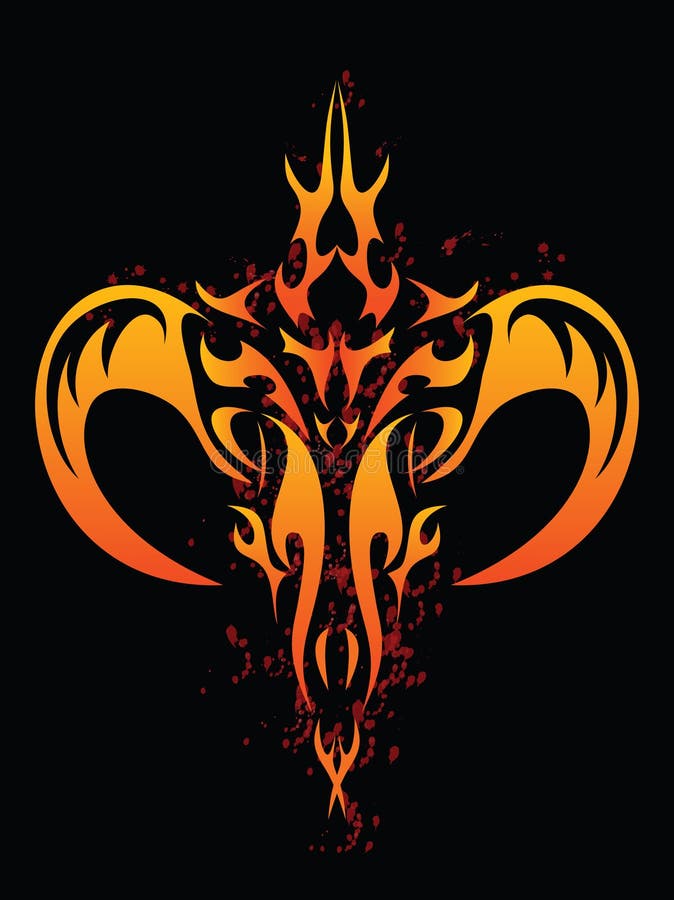 El Pentagrama El Signo De Lucifer. La Cabeza De Una Cabra Cornuda En Un ...