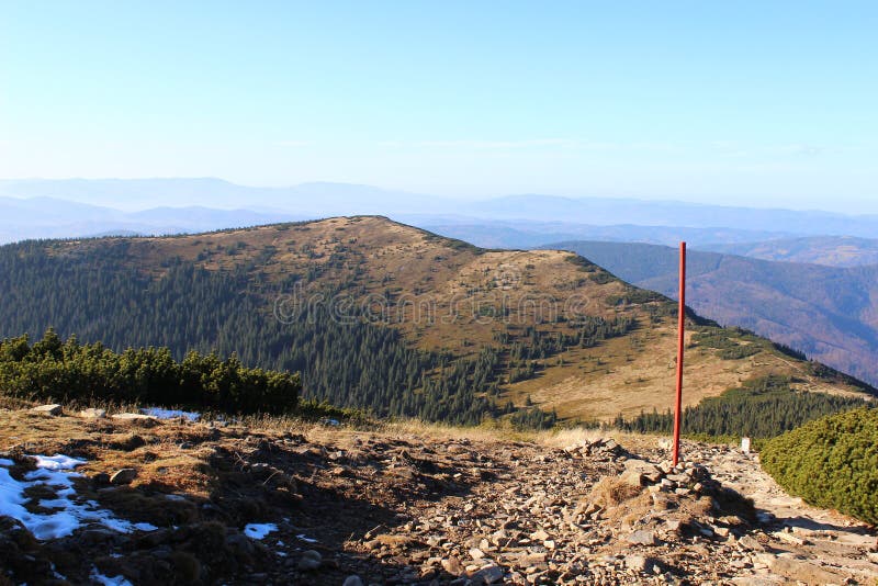 Montagne De Babia Gora, Pologne Photo stock - Image du nature, crête ...