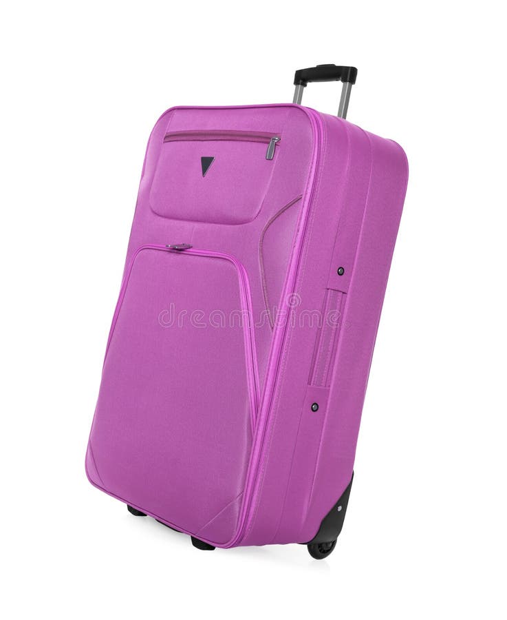 Mala De Viagem Cor-de-rosa Isolada Foto de Stock - Imagem de aeroporto ...