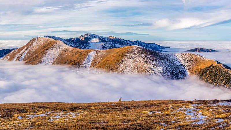 Mala Fatra Mountain Range in Slovakia Stock Photo - Image of reflection ...