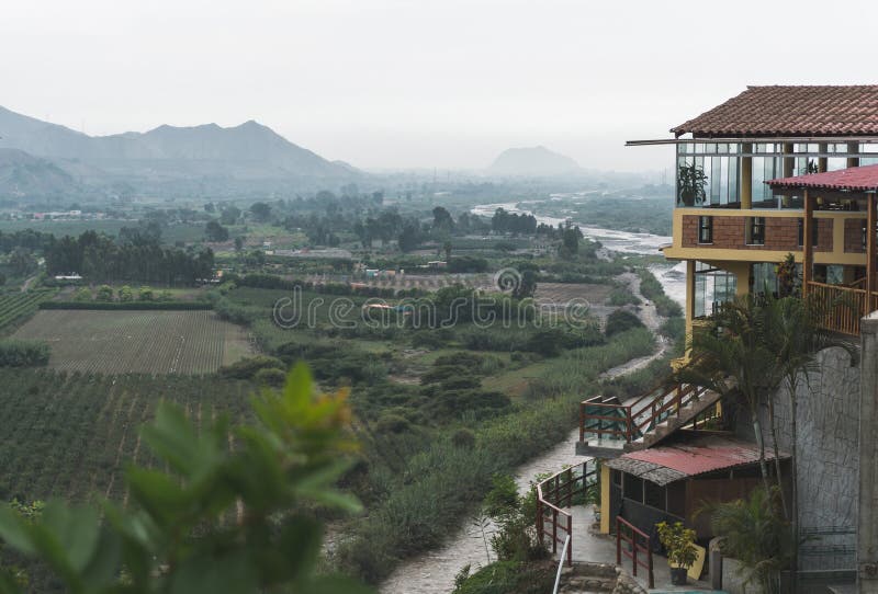 Mala River Valley in Lima Peru Stock Image - Image of azpitia ...
