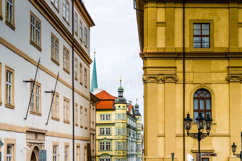 Mala Strana streets stock image. Image of heritage, historic - 50078541