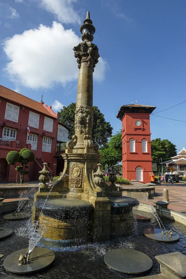 Dutch Square in Malacca, Malaysia Editorial Photo - Image of monument ...