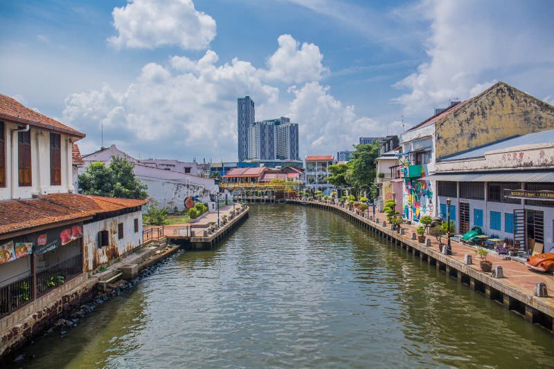Melaka river editorial photography. Image of outdoor - 185010572