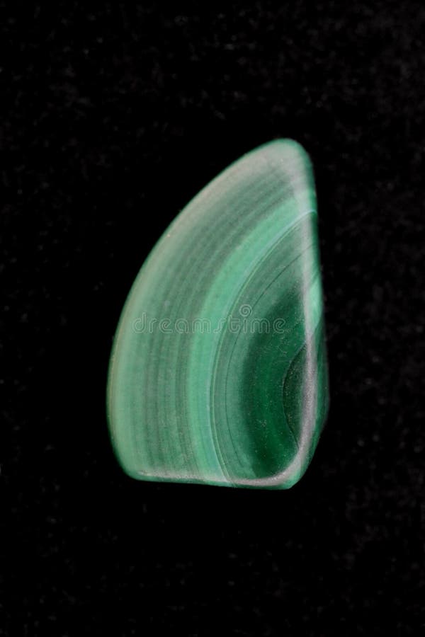 Malachite Stone Texture on Black Background. Macro Closeup Stock Photo ...