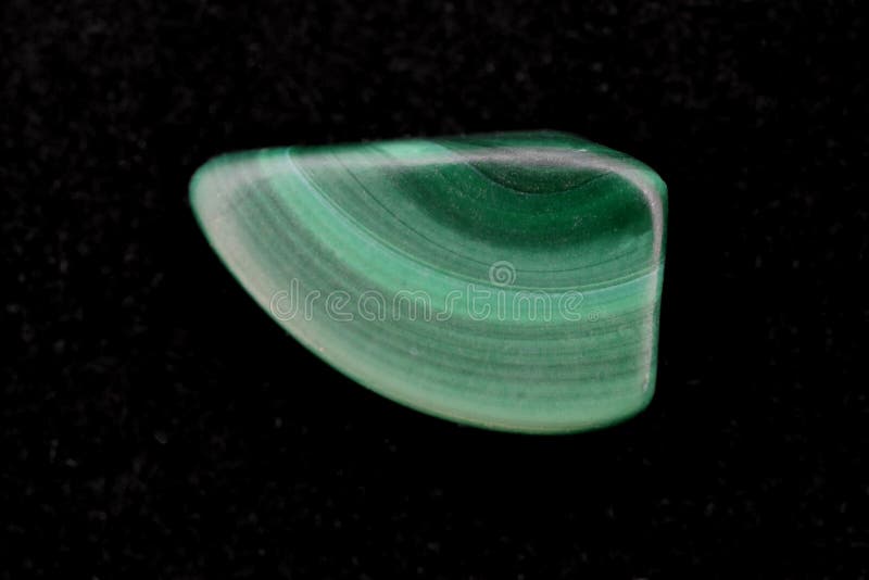 Malachite Stone Texture on Black Background. Macro Closeup Stock Photo ...