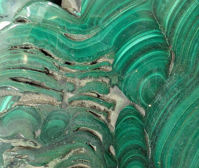 Malachite mineral texture stock image. Image of specimen - 377698243
