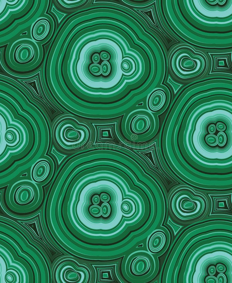 Malachite - Seamless Background Surface Stock Illustration ...