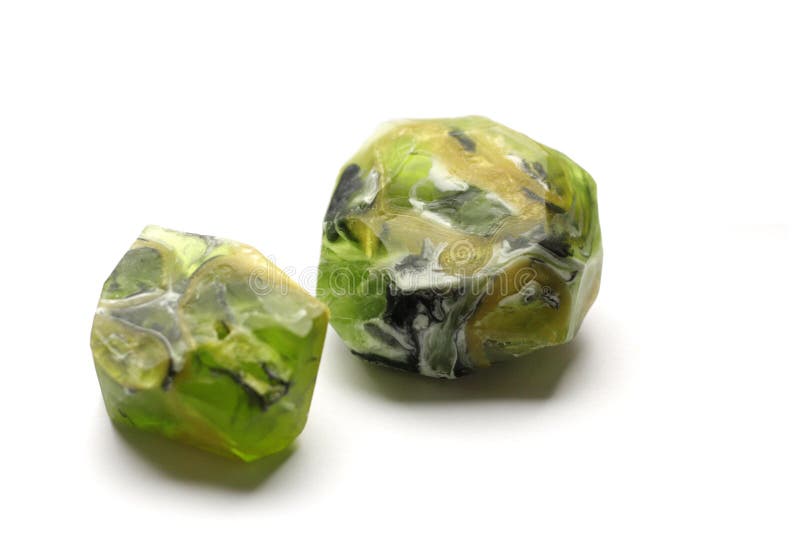 Malachite Soap Rock, Handmade Gem Soap Stone Stock Image - Image of ...