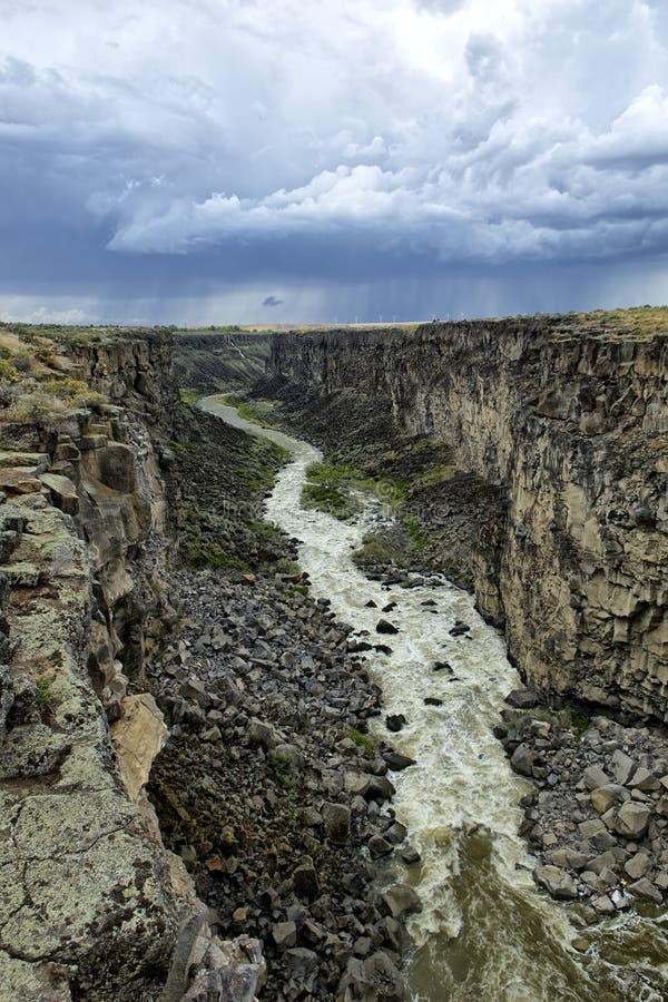 Malad Gorge in Southern Idaho Stock Image - Image of twin, landscape ...