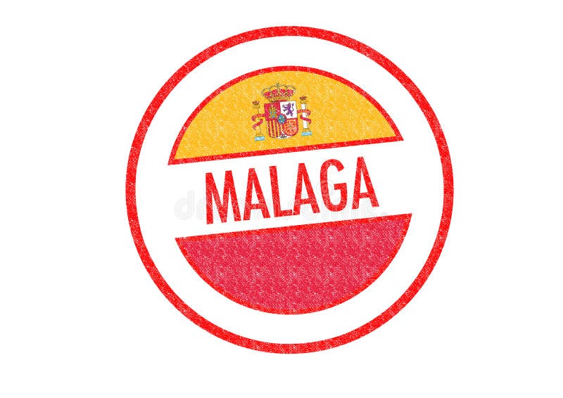 Malaga Europe European City Name Love Heart Tourism Logo Icon De Stock ...