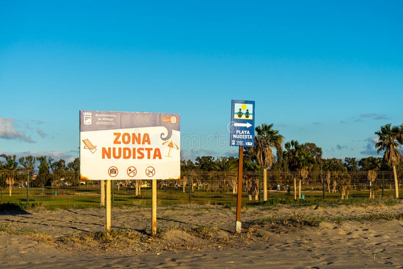 Nudity Beach in Malaga, Spain Editorial Stock Photo - Image of summer ...