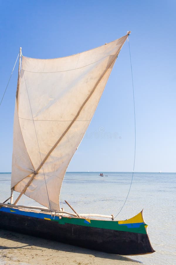 Madagascar pirogue stock image. Image of sailing, malagasy - 7784083