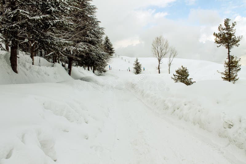 Malam Jabba and Kalam Swat Scenery Landscape Stock Photo - Image of ...