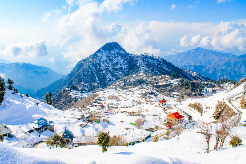 Malam Jabba and Kalam Swat Scenery Landscape Stock Photo - Image of ...