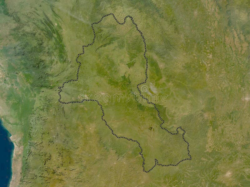 Malanje, Angola. Low-res Satellite. No Legend Stock Illustration ...