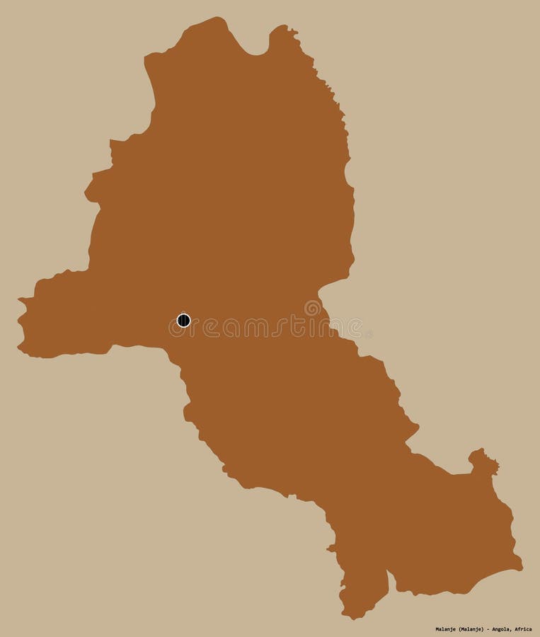 Malanje Province Map Vector Stock Vector - Illustration of isolated ...